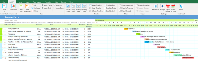 Downloade excel tidsplan skabelon